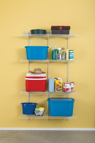 Adjustable ShelfTrack Pantry Organiser Kit 2845, up to 1.2m/4' wide